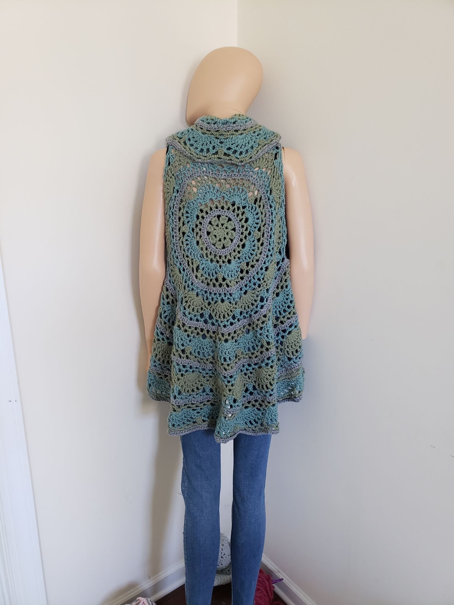 Melody Circular Vest Crochet Pattern *PDF FILE ONLY* the Lavender Chair ...