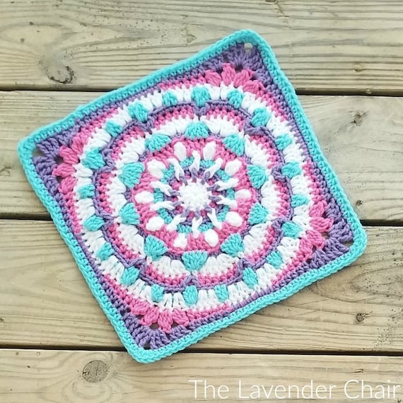 Mandala Square Crochet