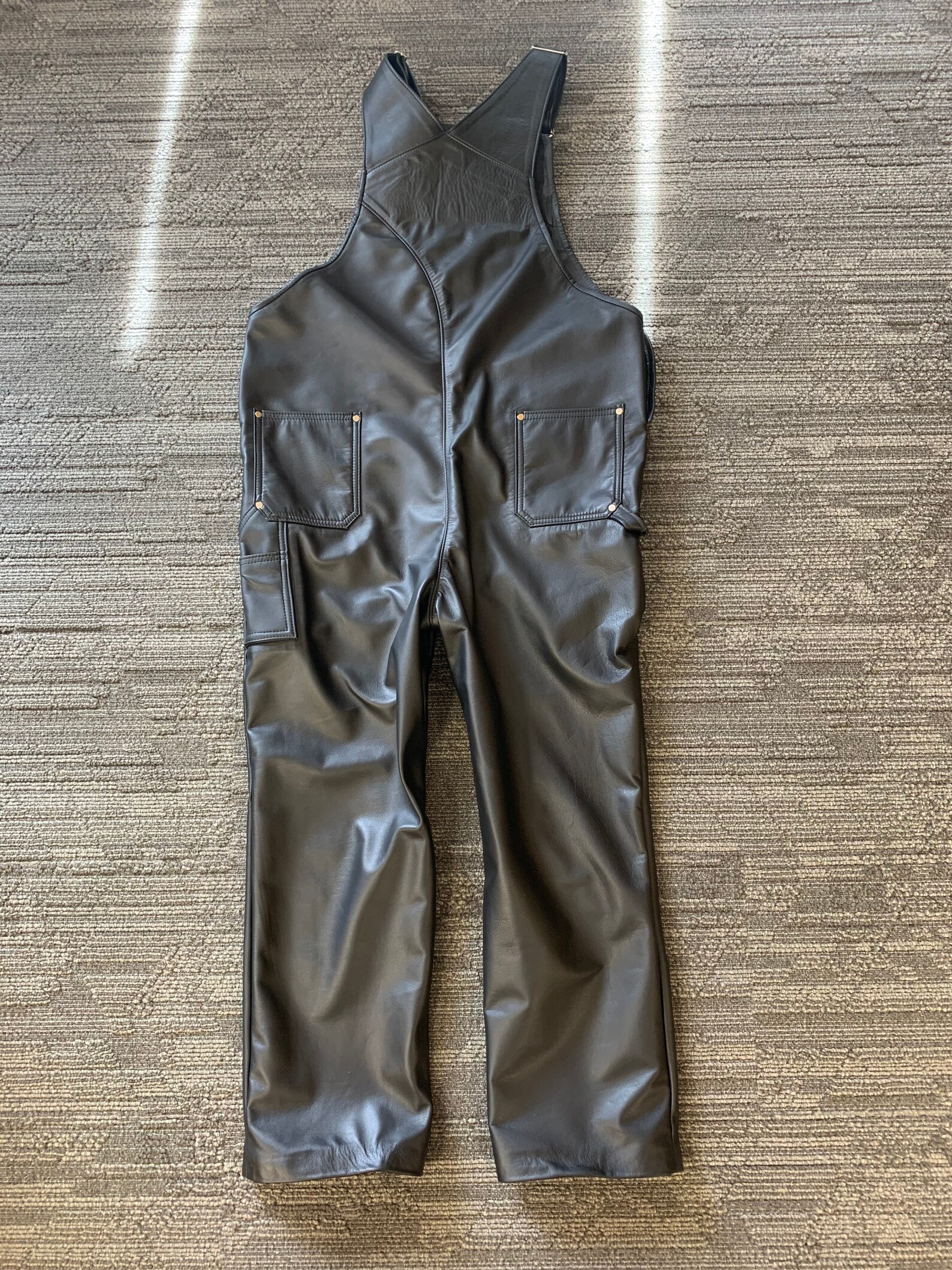 Leather Bib Overalls | Etsy