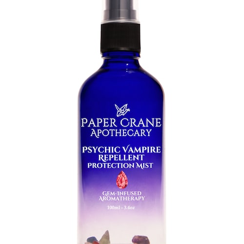 PSYCHIC VAMPIRE REPELLENT Protection Mist Gem-infused | Etsy