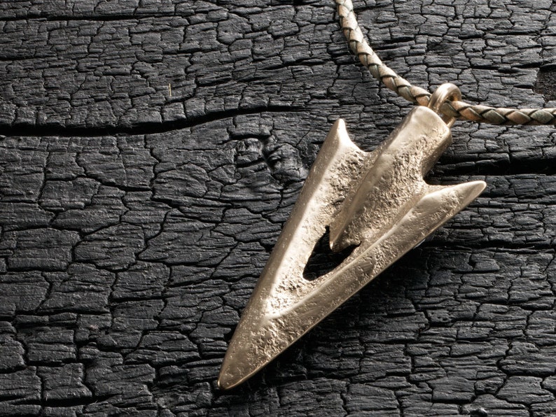 Bronze Ancient Chinese Arrowhead Pendant | Etsy