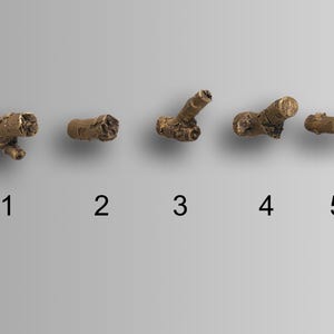 Bronze Twig Stick Wood Wall Hooks - Key Holder & Decorative Hanger ...