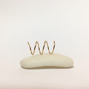 Triple Hoop Earrings, Corkscrew Earrings, Triple Lobe Earring, Spiral ...