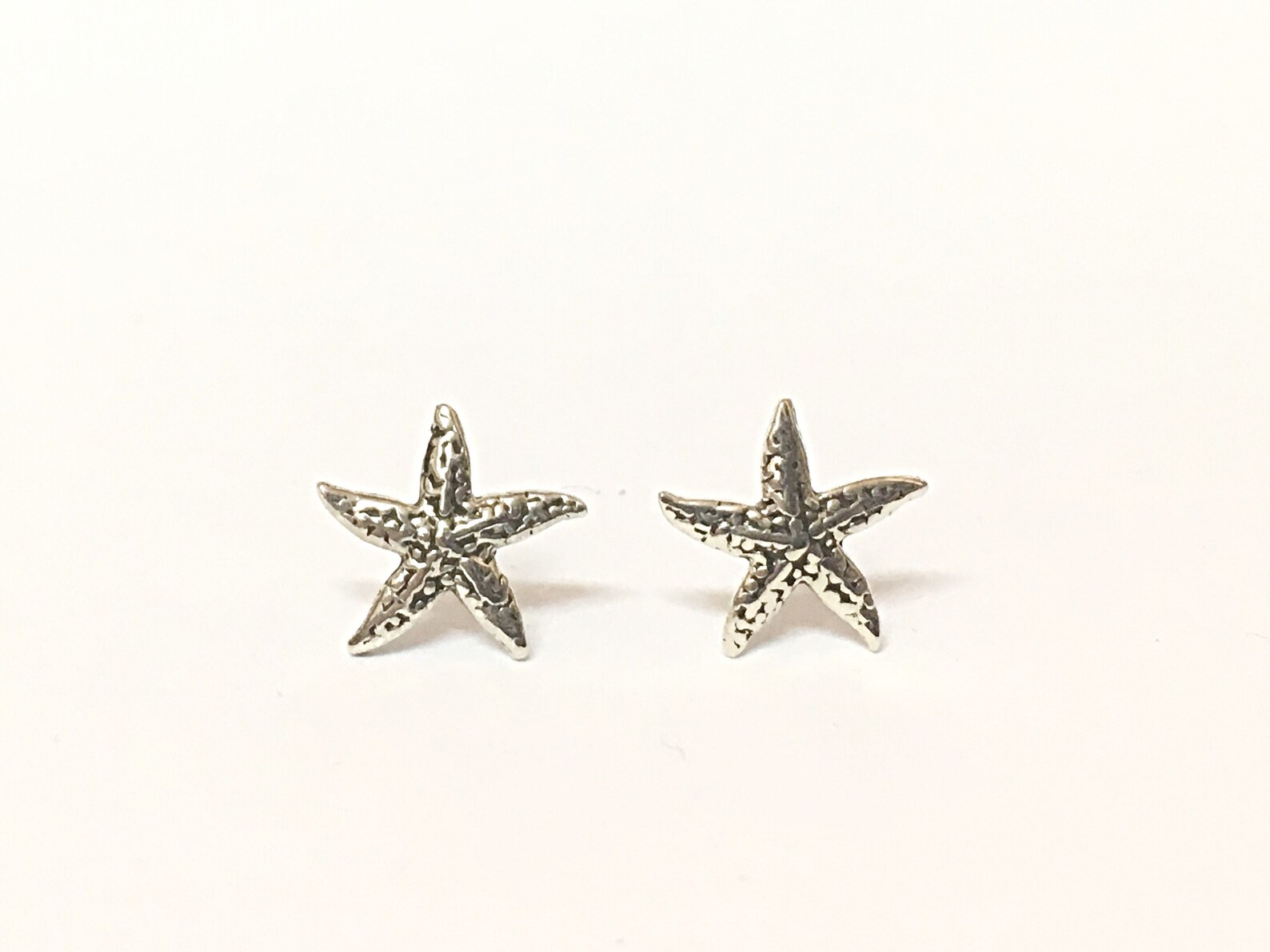 Starfish Earrings Studs Silver Stud Earrings Minimalist Earrings Studs ...