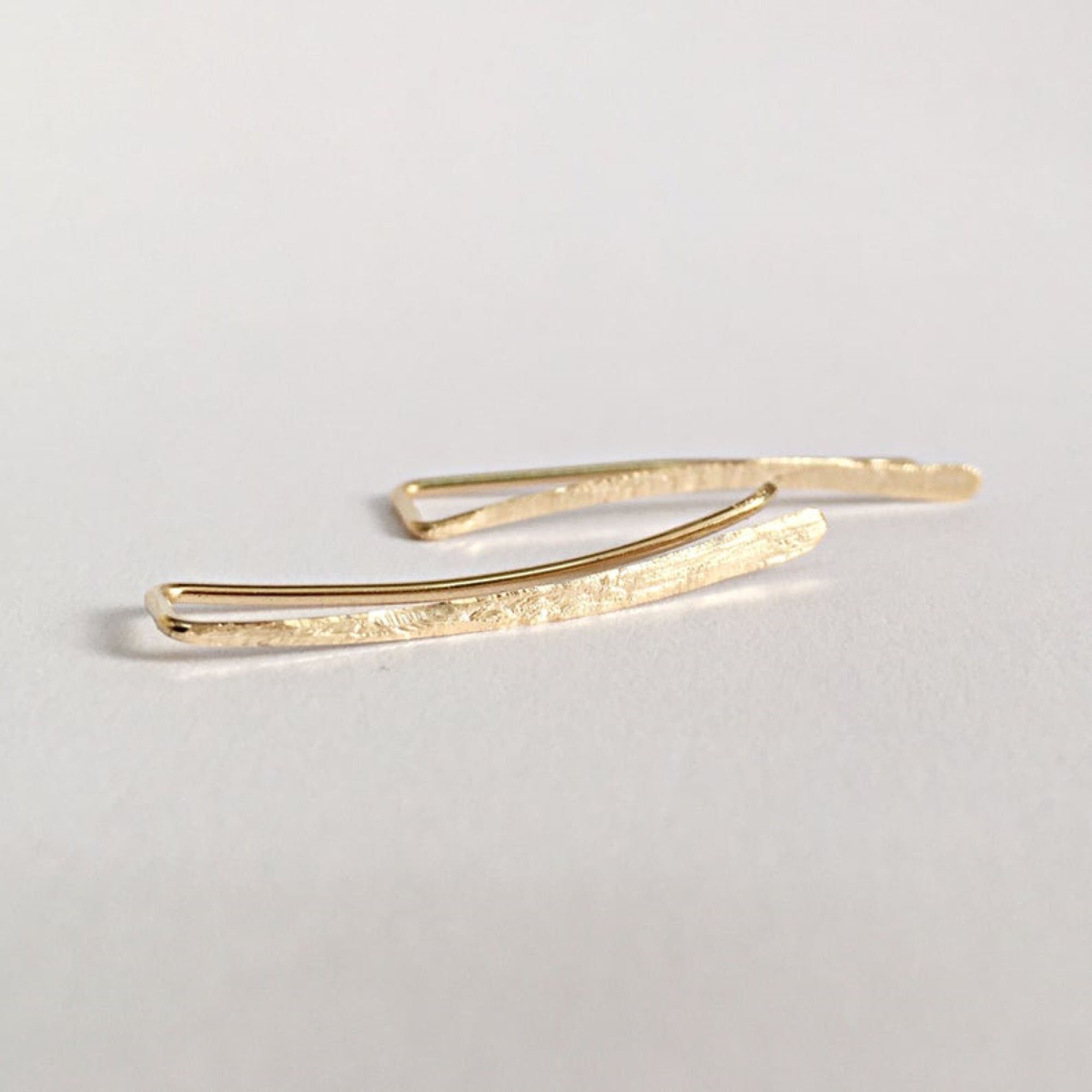 Ear Climber Earrings Gold Ear Crawler Earring Climber Gold | Etsy