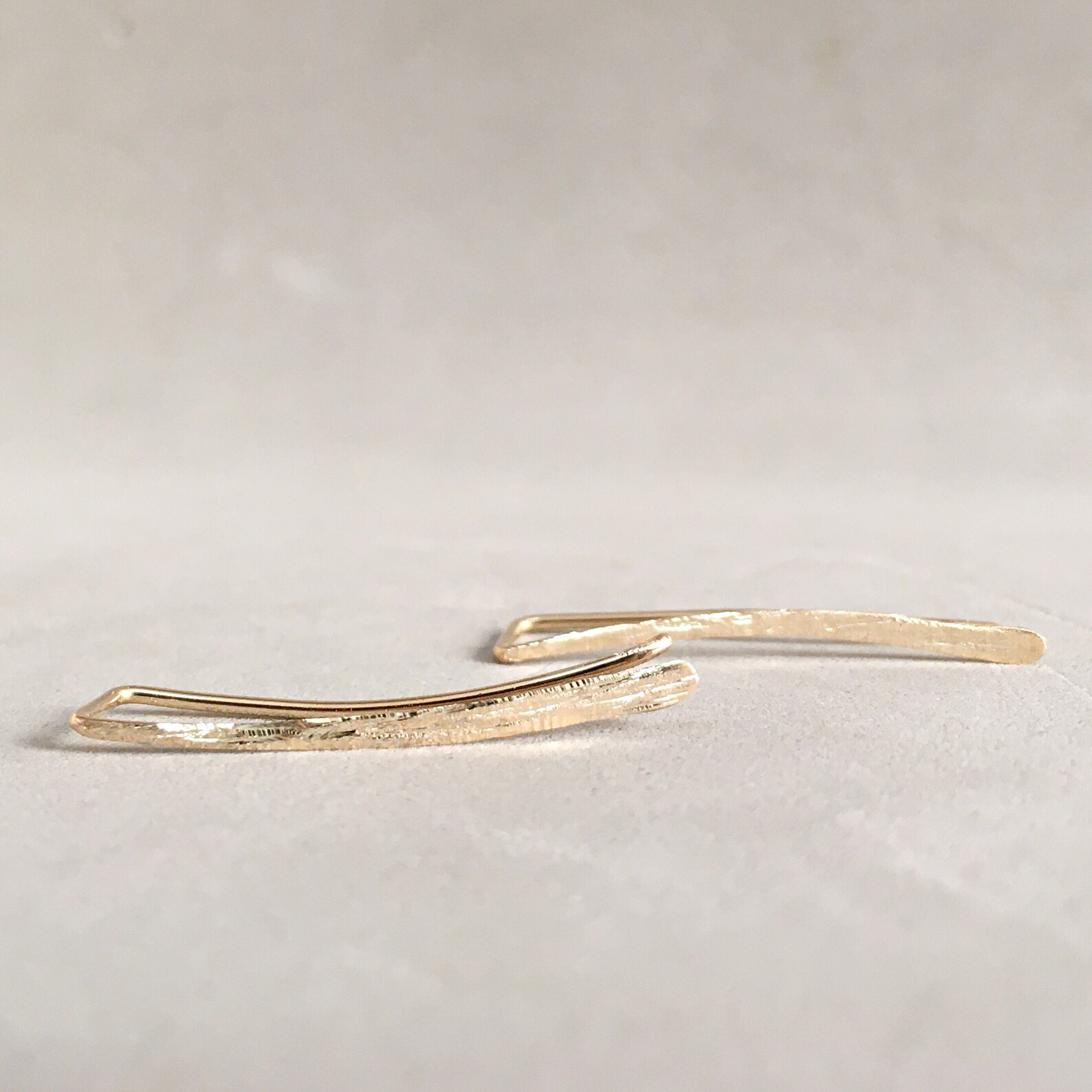 Ear Climber Earrings Gold Ear Crawler Earring Climber Gold | Etsy