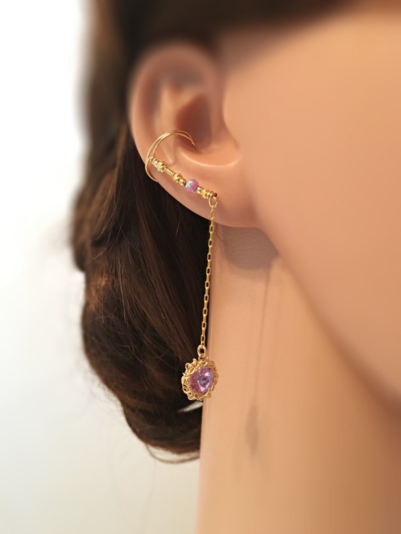 Unique Ear Cuff Bridal Ear Cuff Bar Ear Crawlers Bohemian - Etsy