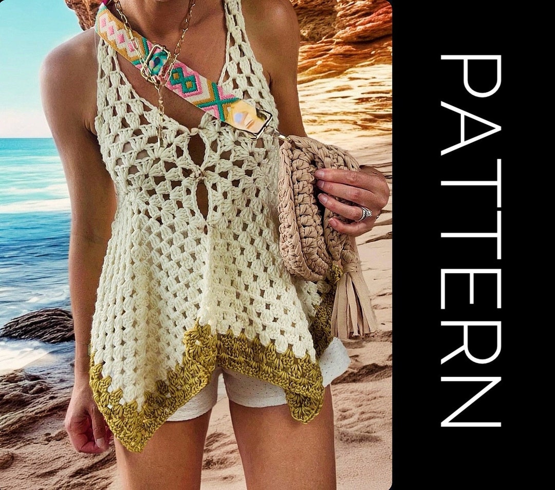 Fairy Fae Crochet Top Pattern: Boho Granny Style Vest (PDF Pattern) - Etsy