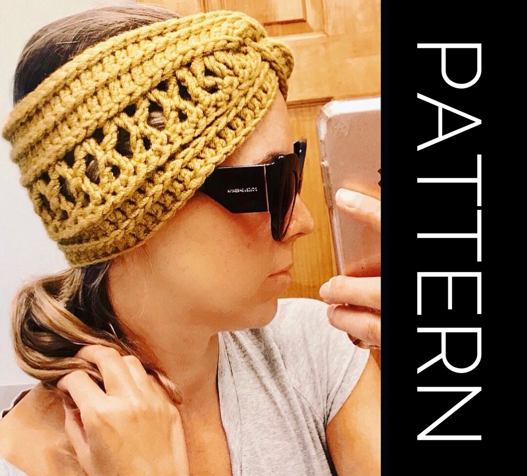 Crochet Ear Warmer Accessories Oversized Crochet Accessories