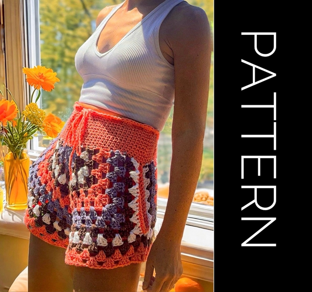 Crochet Granny Square Shorts Pattern: Taylor Swift Inspired (PDF ...