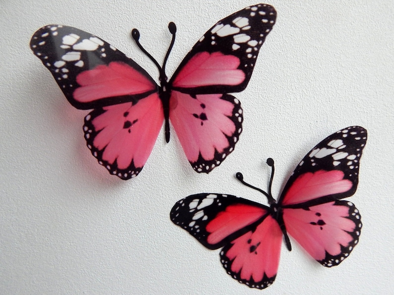 3d Butterflies Pink Luxury Amazing Butterflies 3D Butterfly - Etsy