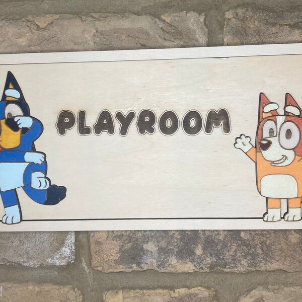 Bluey Door Sign Svg - Etsy