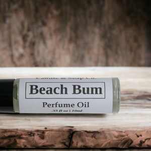 Beach Bum Perfume Oil-roll on Perfume Fragrance - Alcohol Free 10 ML - Etsy