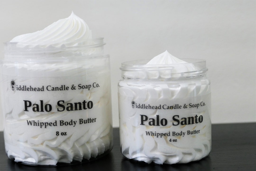 Palo Santo Whipped Body Butter, Shea & Mango Butter, Moisturizing Body ...