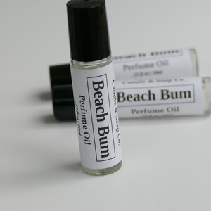 Beach Bum Perfume Oil-roll on Perfume Fragrance - Alcohol Free 10 ML - Etsy