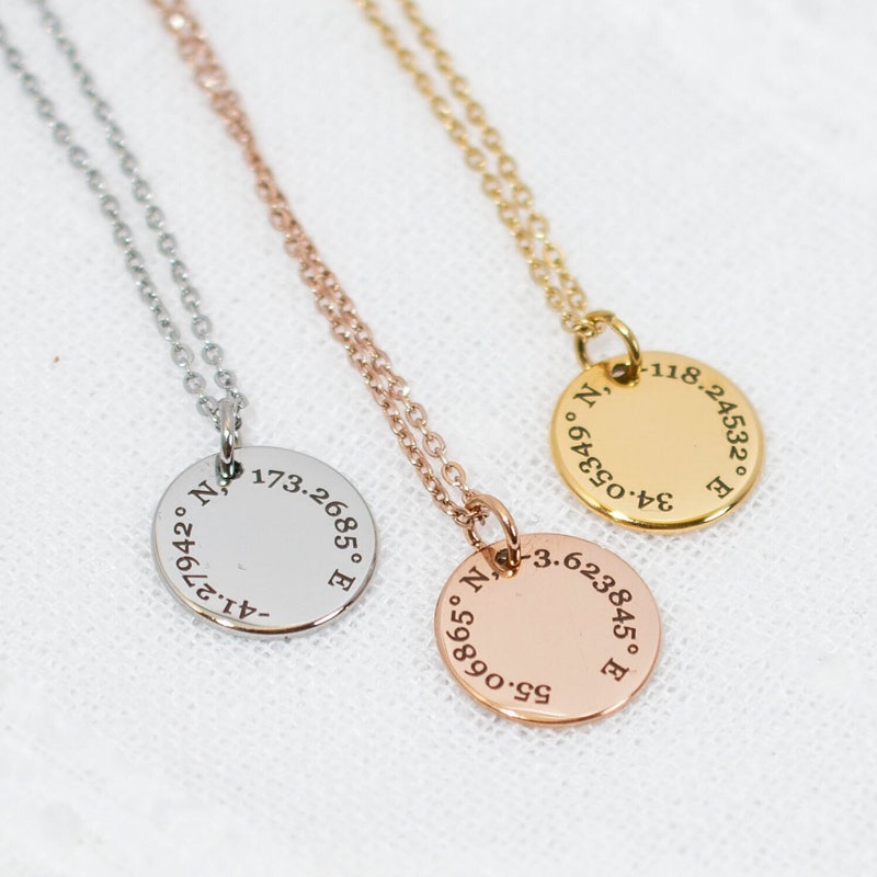 Coordinate Necklace - Etsy