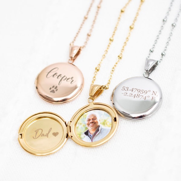 Engraved Locket - Etsy