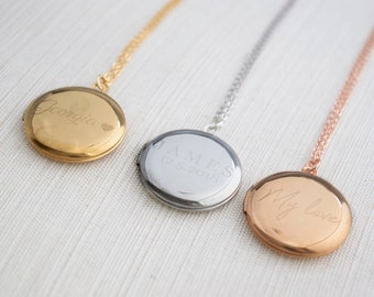 Gold Filled Oval Locket Minimalist Heirloom Personalized - Etsy