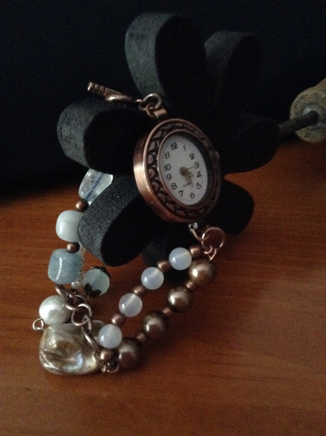 Boho Pearly Blue Watch - Etsy