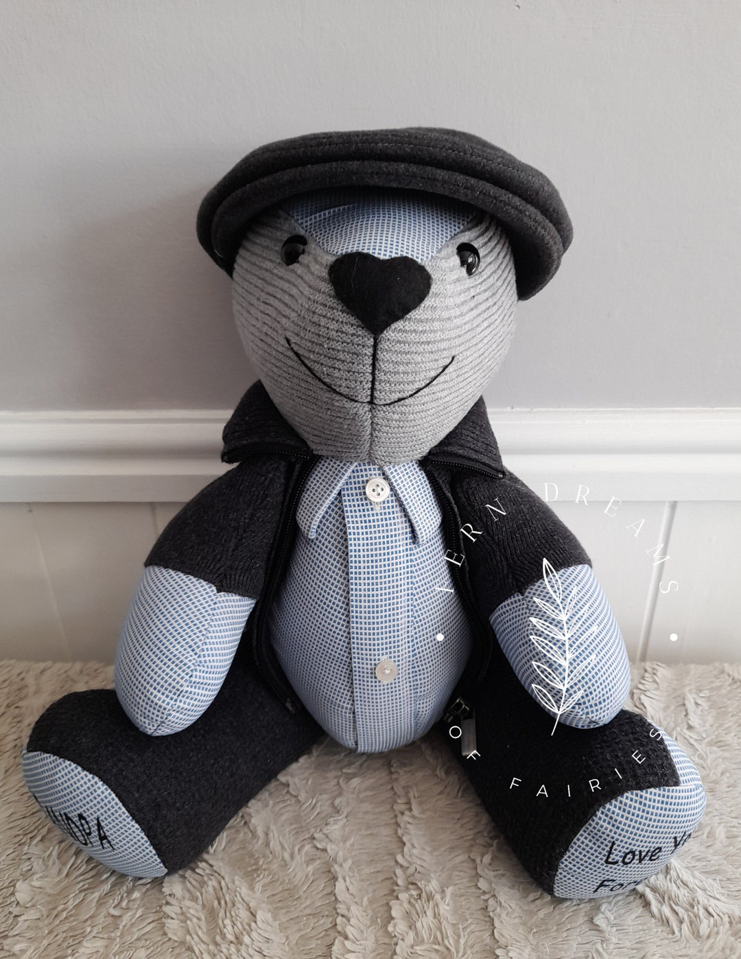 DELUXE Memory Bear, Extra Detailed Memory Bear - Etsy