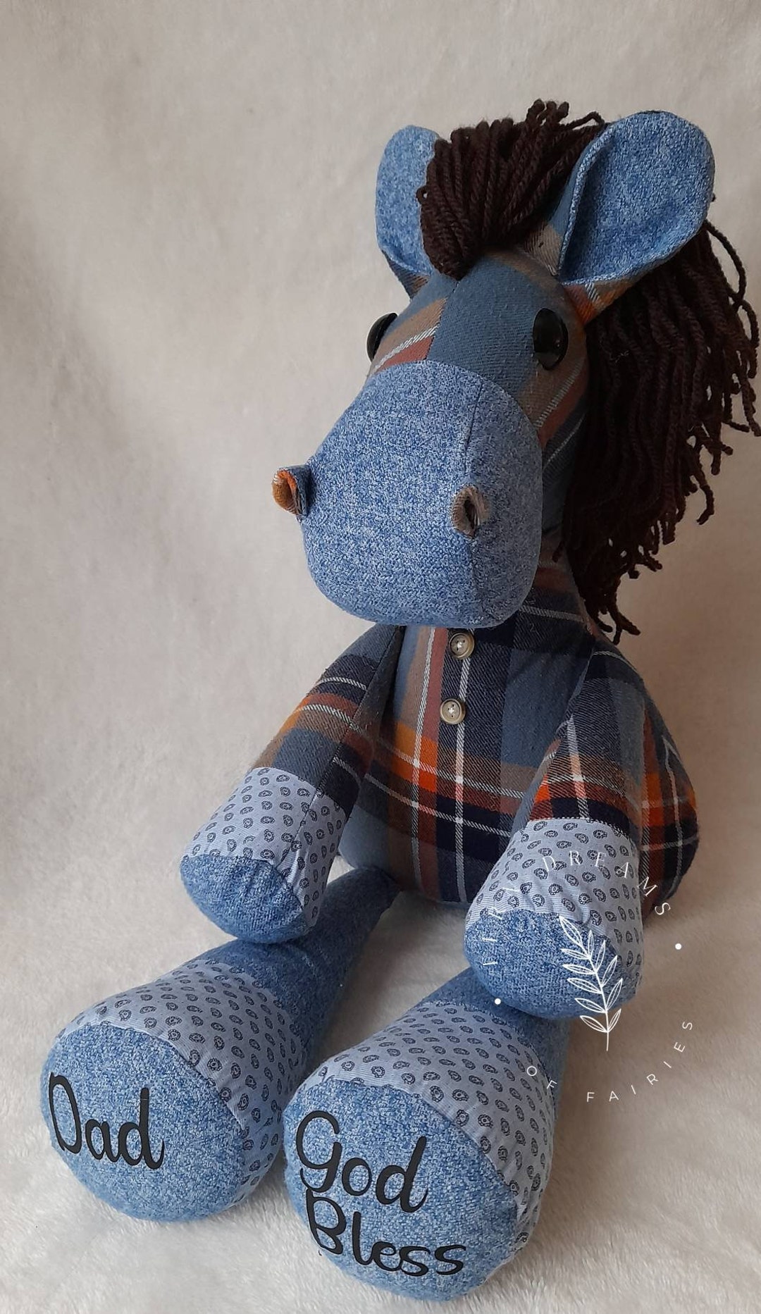 Memory Bear Horse, in Memory of Horse, Meomory Horses, Horse Lover ...