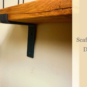PAIR of SCAFFOLDING Down Shelf BRACKET | Cast Iron Shelf Bracket for 6 ...