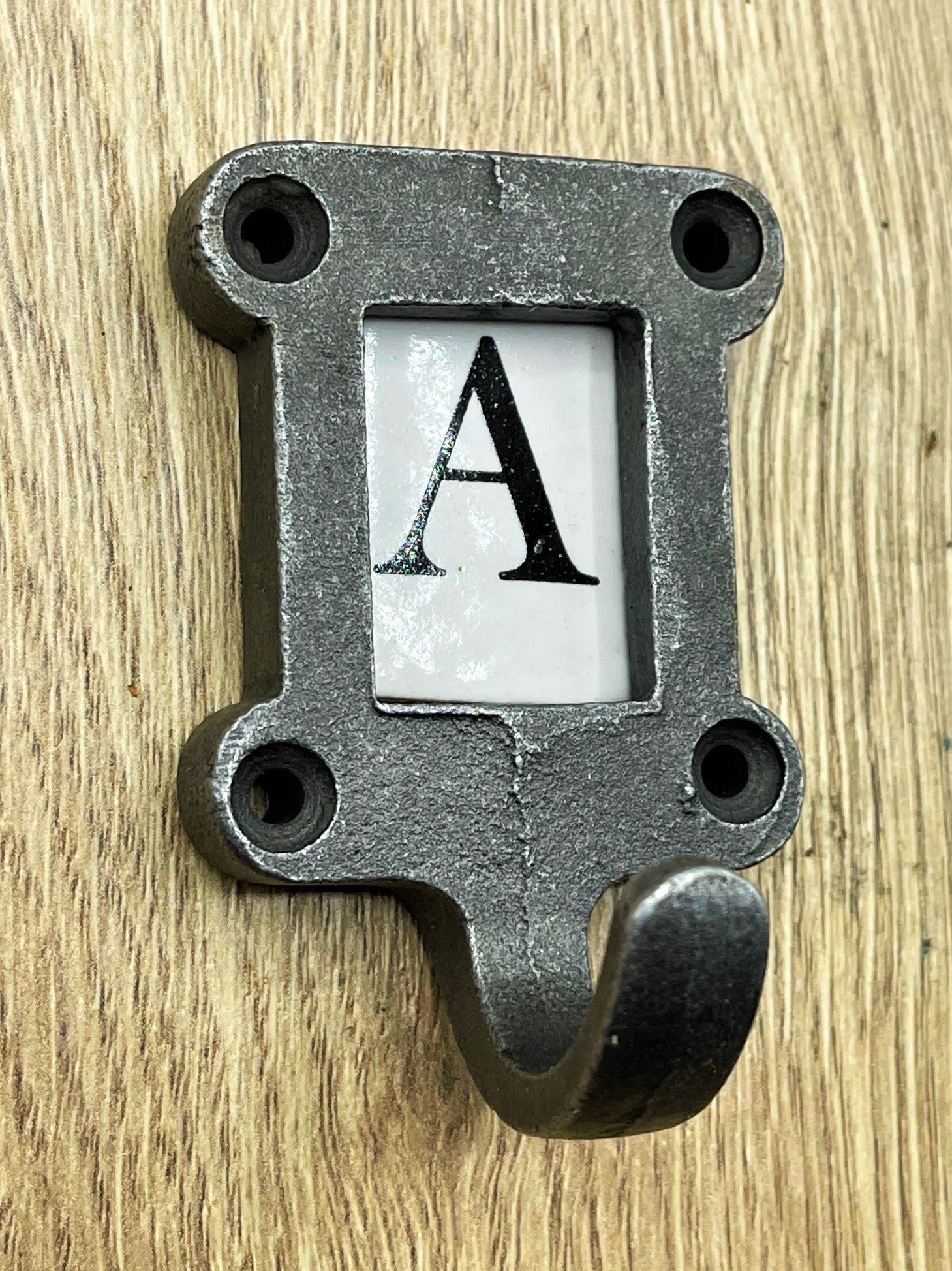 Cast Iron Number/letter Hooks .locker Hooks, Antique, Vintage A-Z 0-10 ...