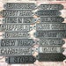 Cast Iron Vintage Wall Plaques/signs- Range of Styles and Colours-over ...
