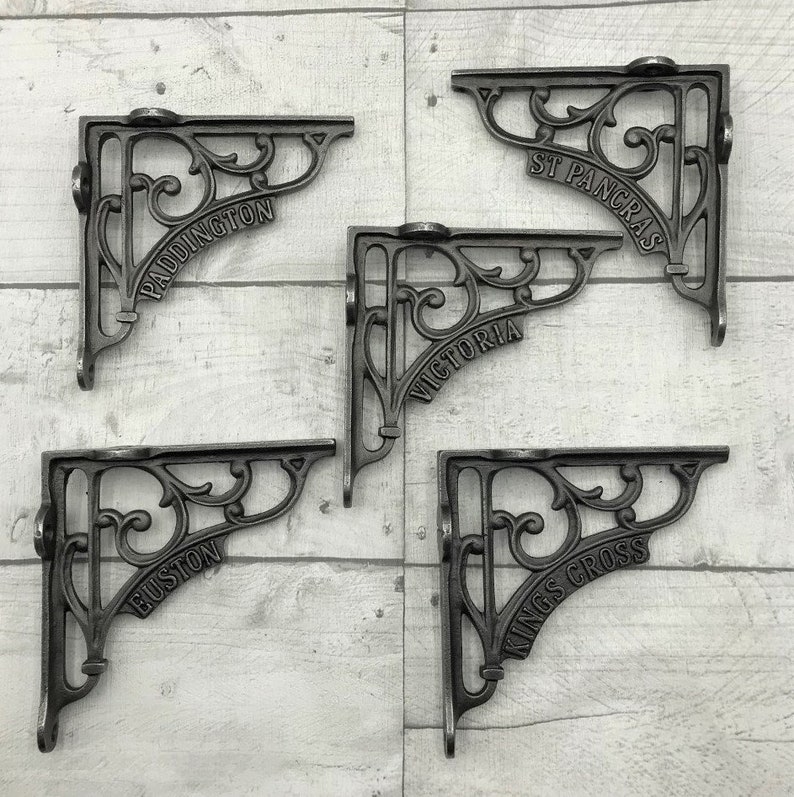 Cast Iron Shelf Brackets, Railway, Novelty 21 X Designs to Choose From ...