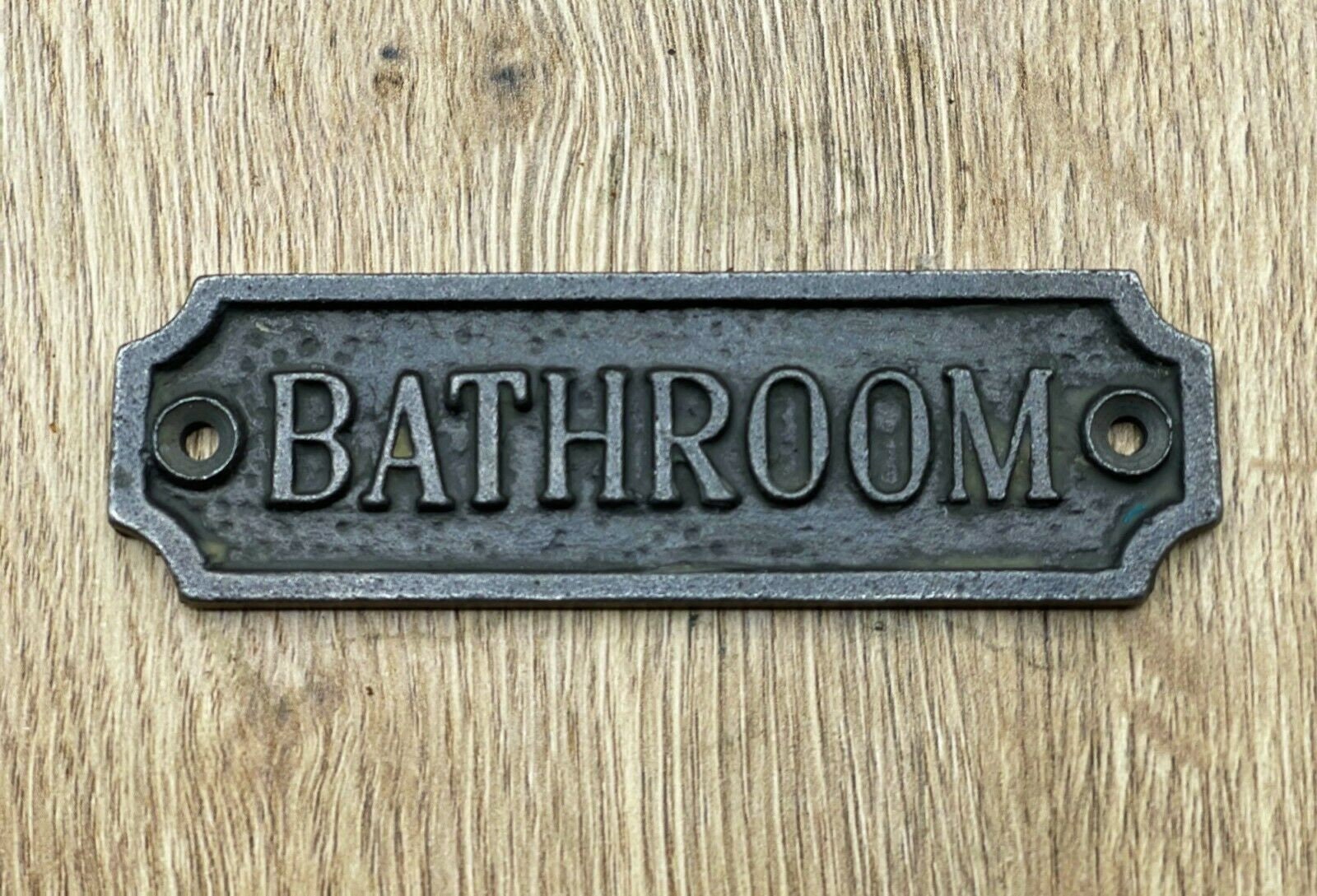 Vintage Style Cast Iron Wall / Door Sign Plaque - Cast Iron Signs and ...