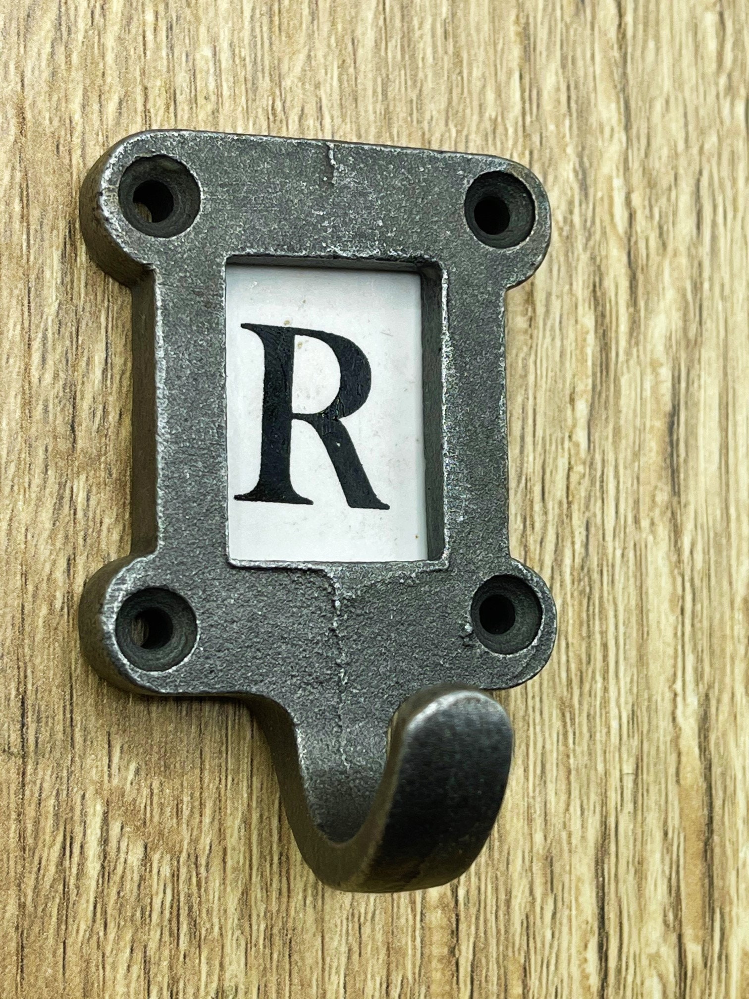 Cast iron number/letter hooks .Locker hooks antique vintage | Etsy