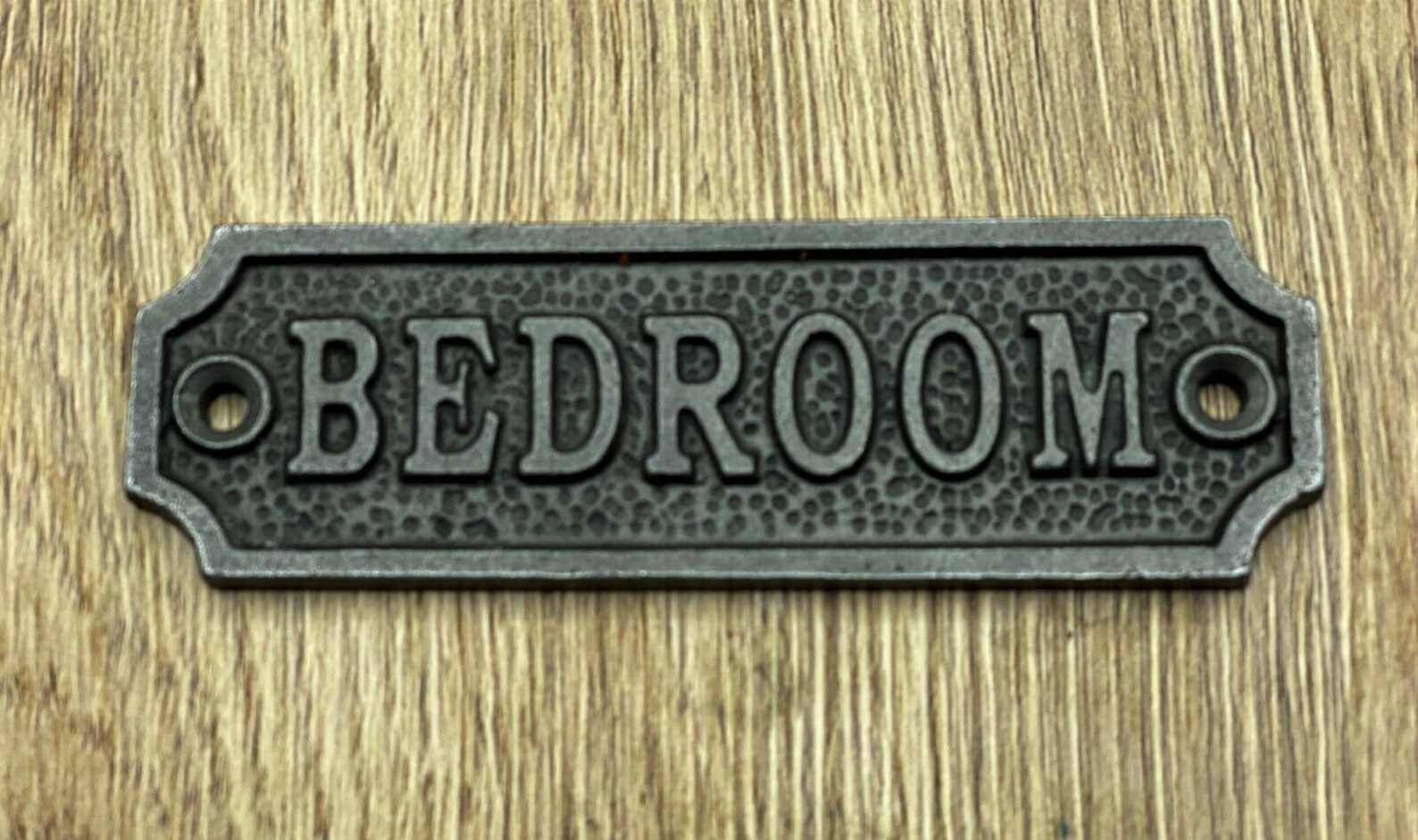 Vintage Style Cast Iron Wall / Door Sign Plaque - Cast Iron Signs and ...