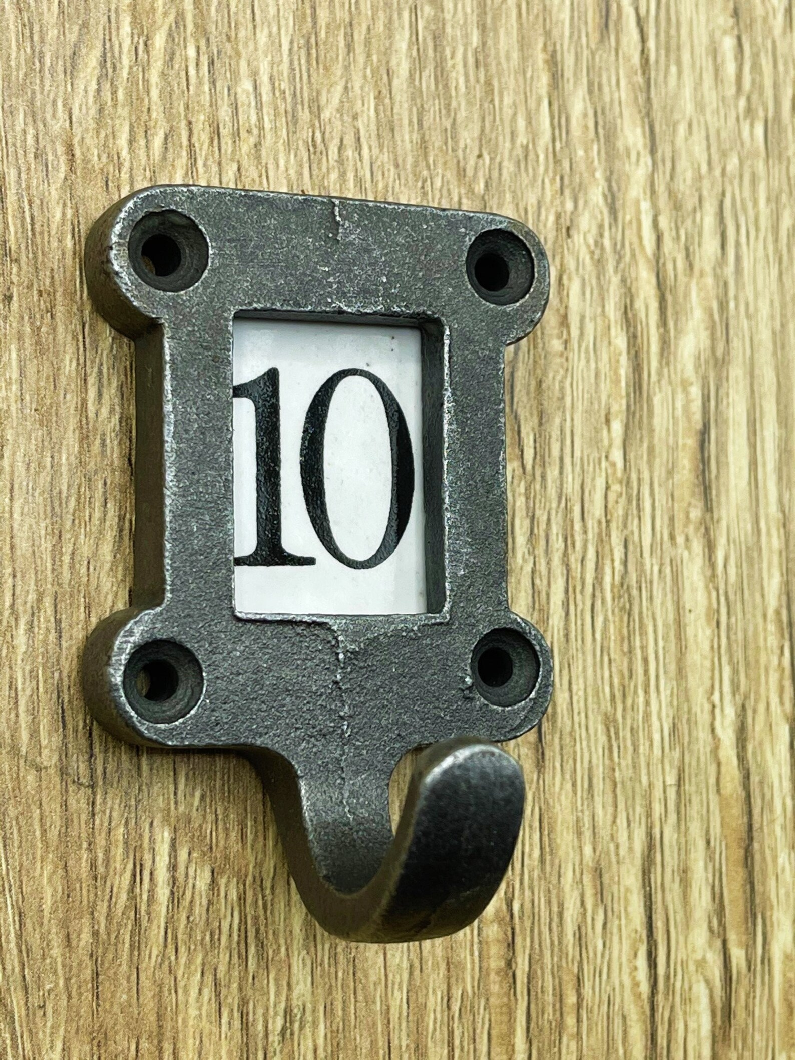 Cast Iron Number/letter Hooks .locker Hooks, Antique, Vintage A-Z 0-10 ...