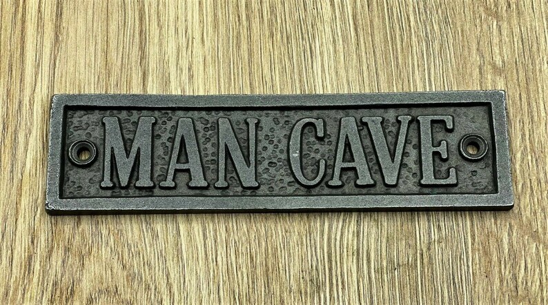 Vintage Style Cast Iron Wall / Door Sign Plaque - , Gents, Ladies, Man ...