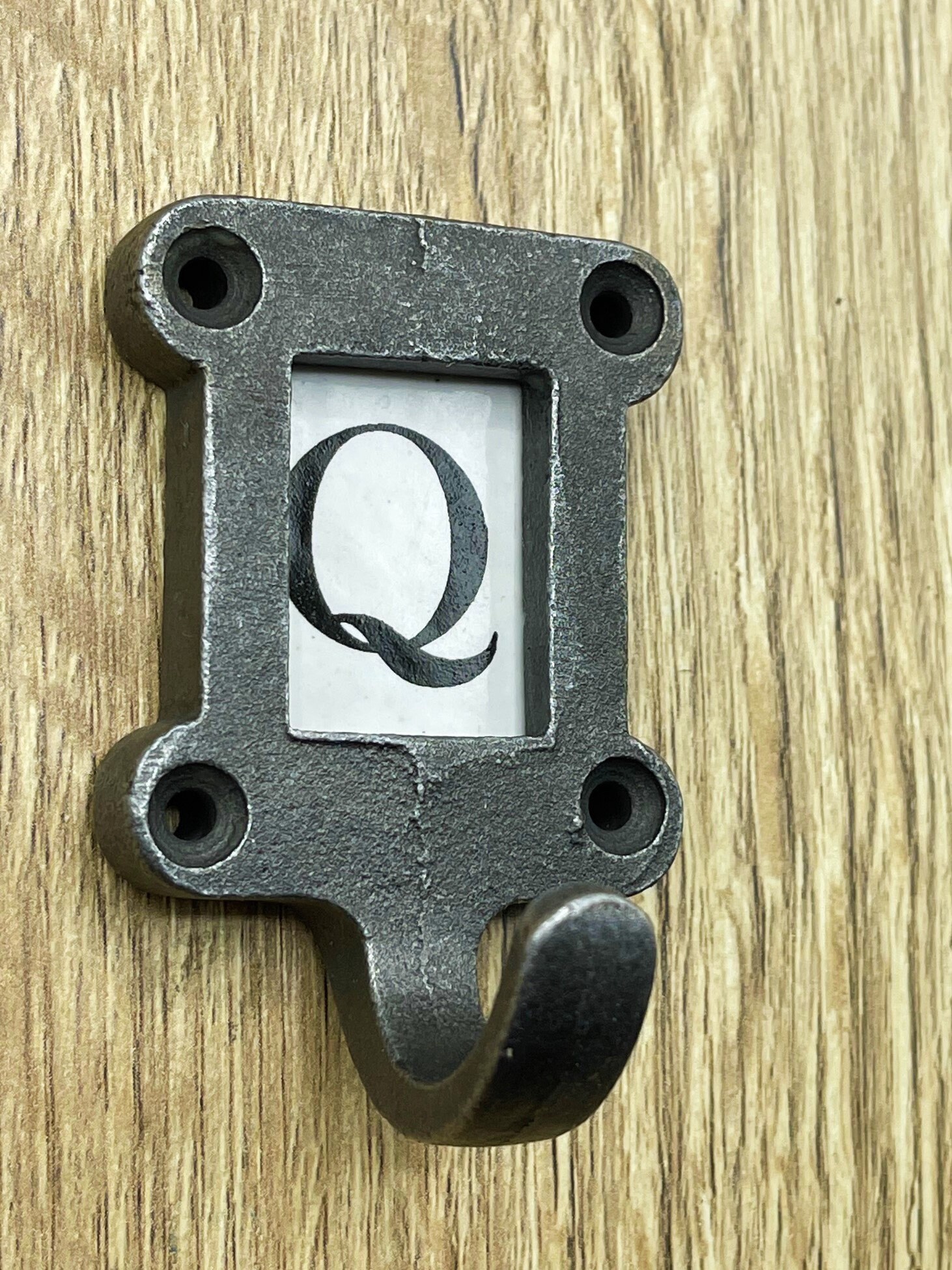 Cast Iron Number/letter Hooks .locker Hooks, Antique, Vintage A-Z 0-10 ...