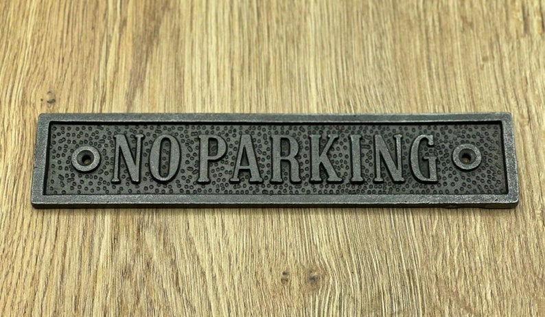 Vintage Style Cast Iron Wall / Door Sign Plaque - , Gents, Ladies, Man ...