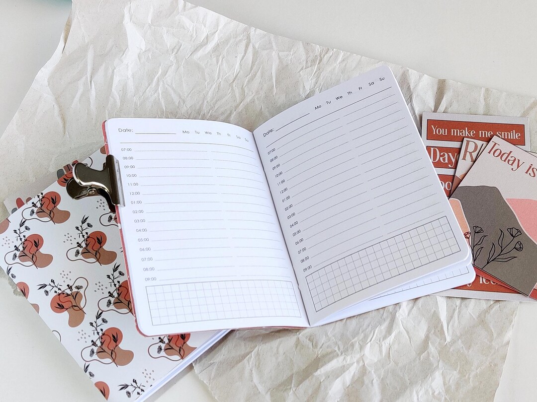 Traveler's Notebook Inserts, Passport Size, Daily Planner Refills, TN ...