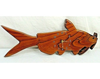 Vintage Fish Clock - Etsy