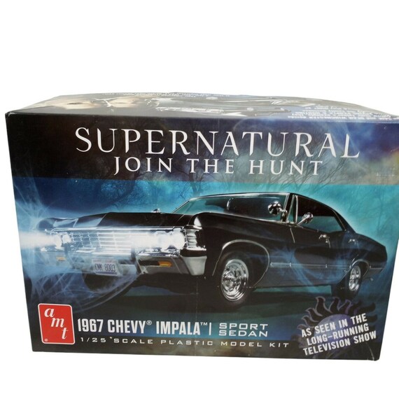 Vintage 1967 Chevy Impala Chevrolet Supernatural Model Kit 1124 AMT ...