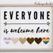 Everyone Welcome, Diversity, Wall Print, Wall Art, Classroom Poster ...