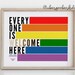 Everyone is Welcome Here, Printable Wall Art, Diversity, Classroom ...