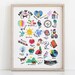 ABC Poster, Nursery Prints, Educational , Nursery Decor, Classroom ...
