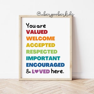 Safe Space Print, Classroom Decor, School Office Sign, Educational ...