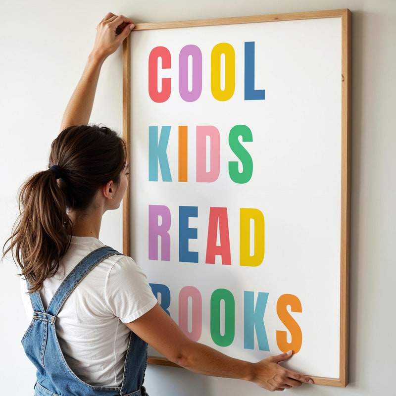 Lets Read Sign - Etsy
