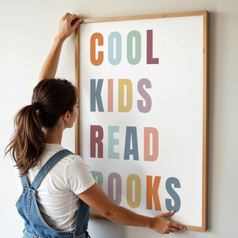Lets Read Sign - Etsy