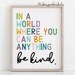 Be Kind Sign, Playroom Poster, Playroom Decor, Playroom Sign, Playroom ...