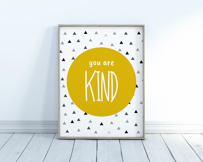 Playroom Wall Art Set Positive Affirmations for Kids - Etsy