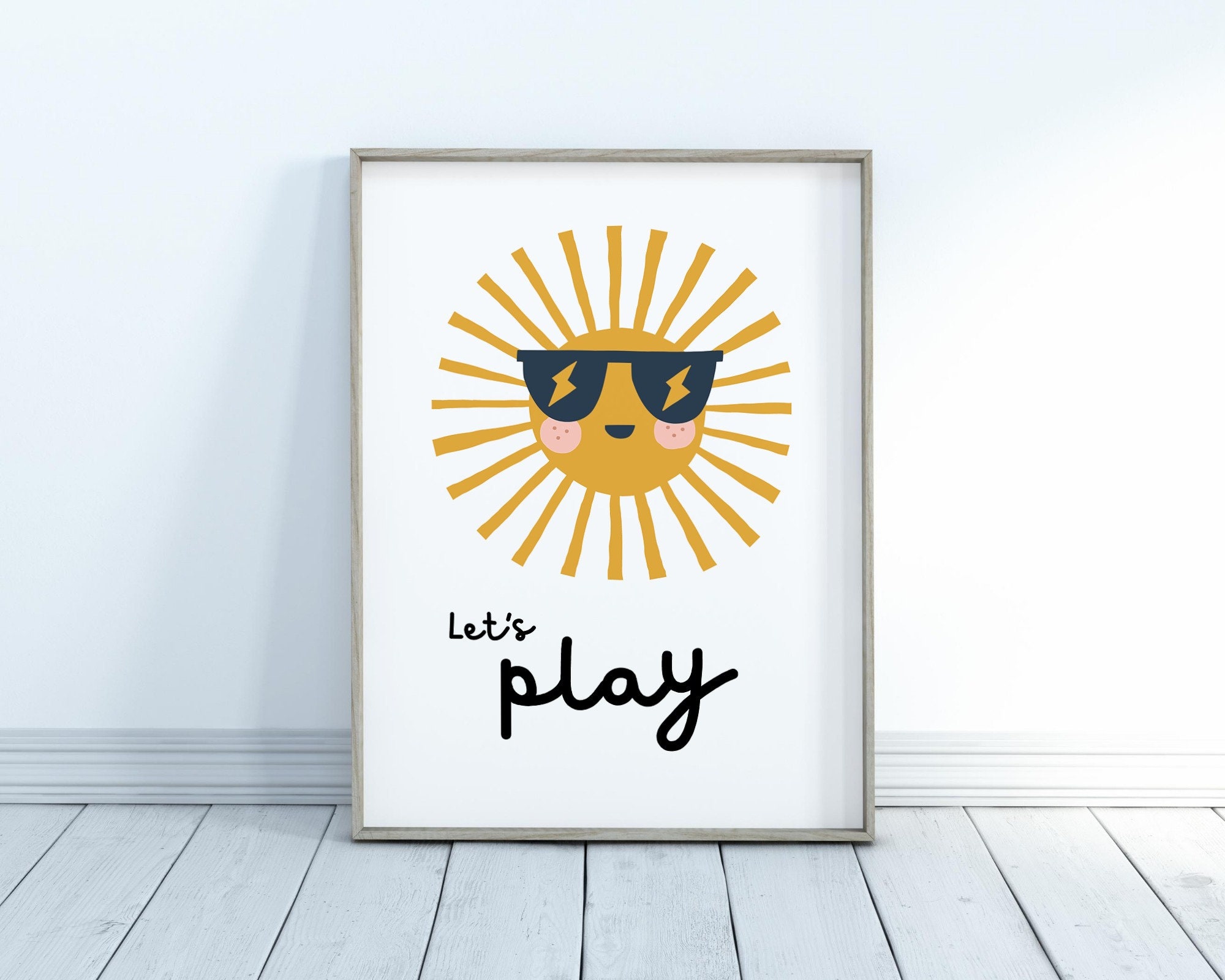 Playroom Wall Art Set of 3 Nursery Posters Toddler Wall Art - Etsy Canada