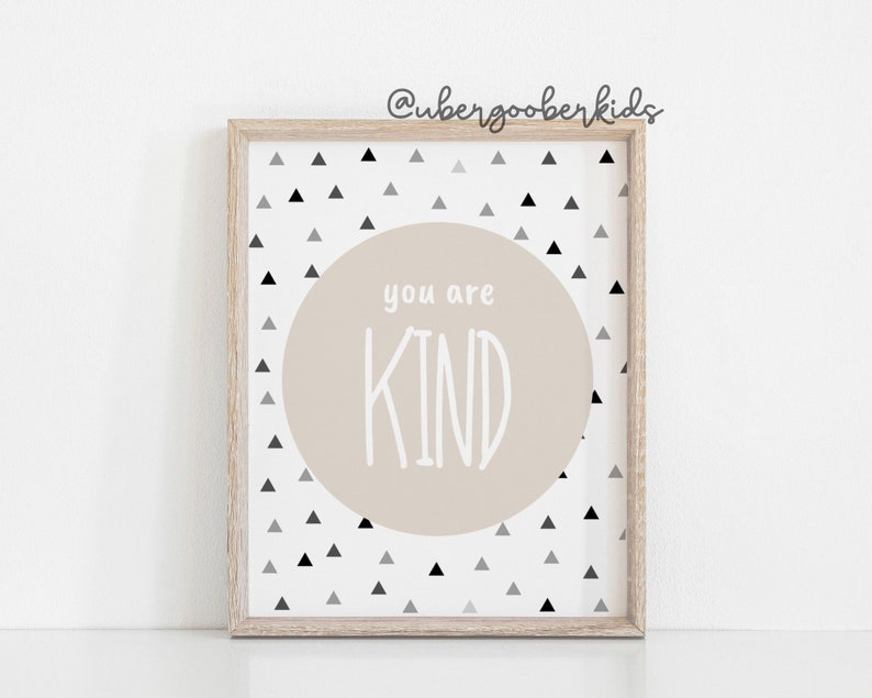 Positive Affirmations Print Set Gender Neutral Wall Art - Etsy