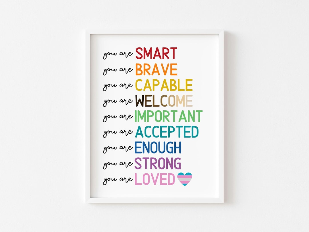 All Are Welcome Here, Printable Wall Art, Diversity, Classroom Poster ...